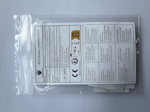 125KHZ EM4100 RFID Soft Paper Sticker Dia 30mm Read Only (Pack of 10)