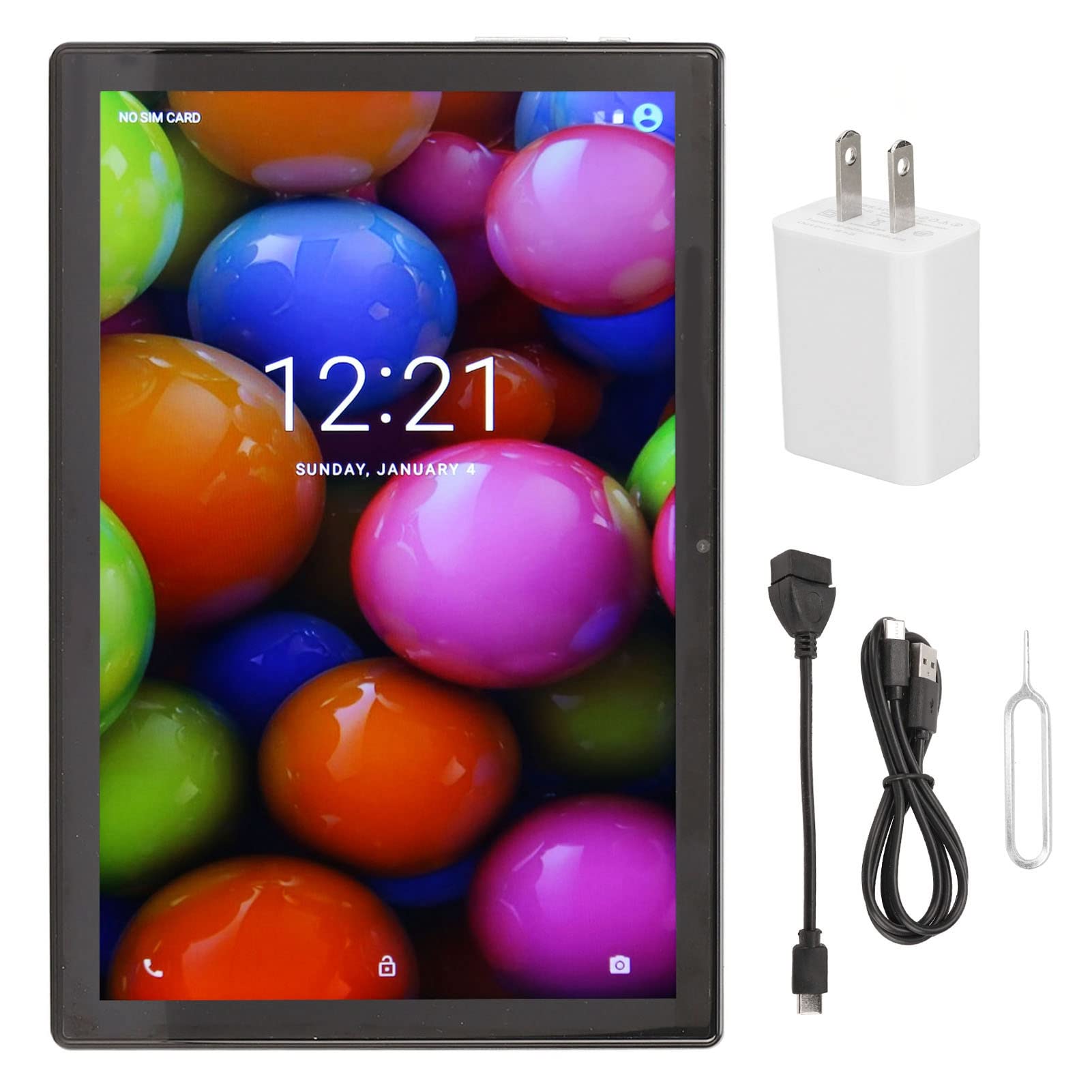 10.1 Inch 11 Silver Gray 2.4 5G WiFi Call Tablet for Learning (US Plug)