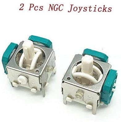 2 pcs 3D Analog Joystick Thumb Stick for NGC Gamecube Controller Replacement