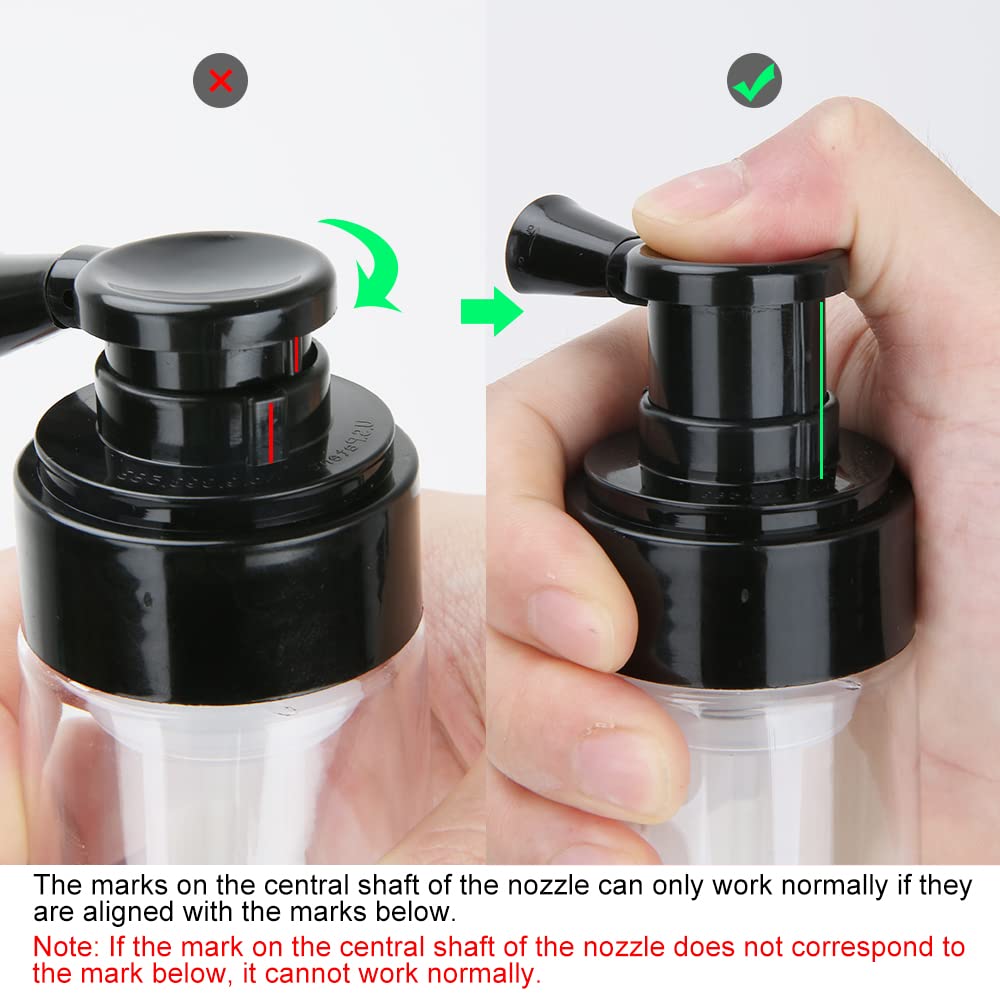 2 Pieces Barber Powder Spray Bottle, Empty Powder Travel Cosmetics Blower, Refillable Hair Fiber Applicator for Hair Salon, Home, Beauty (140ml+140ml)