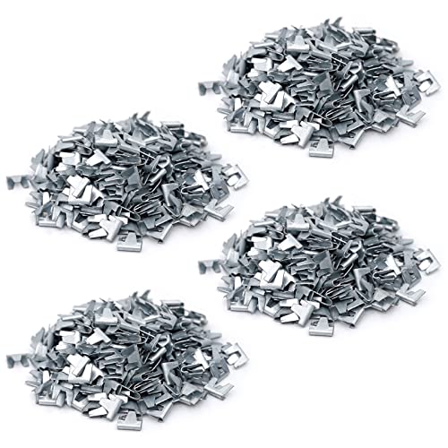 1200 Pieces Wire Cage Clips Rabbit Cage Clips Cage Building Clips for Quail Pigeon Chicken Pet Dog Cat Cage