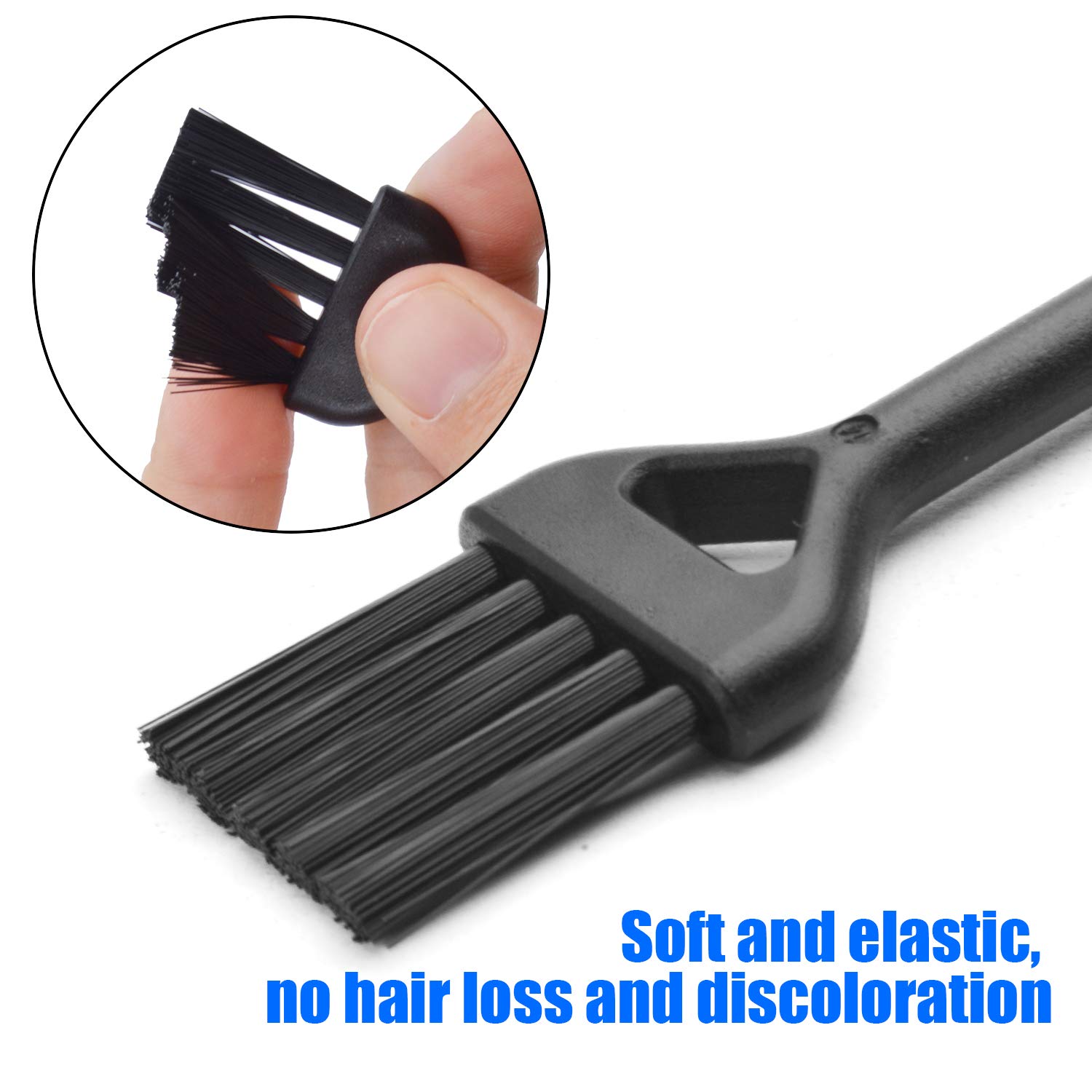 15pcs Electric Shaver Razor Cleaning Brushes Razor Cleaner Set Nylon Bristles Cleaner Brush,3 Styles