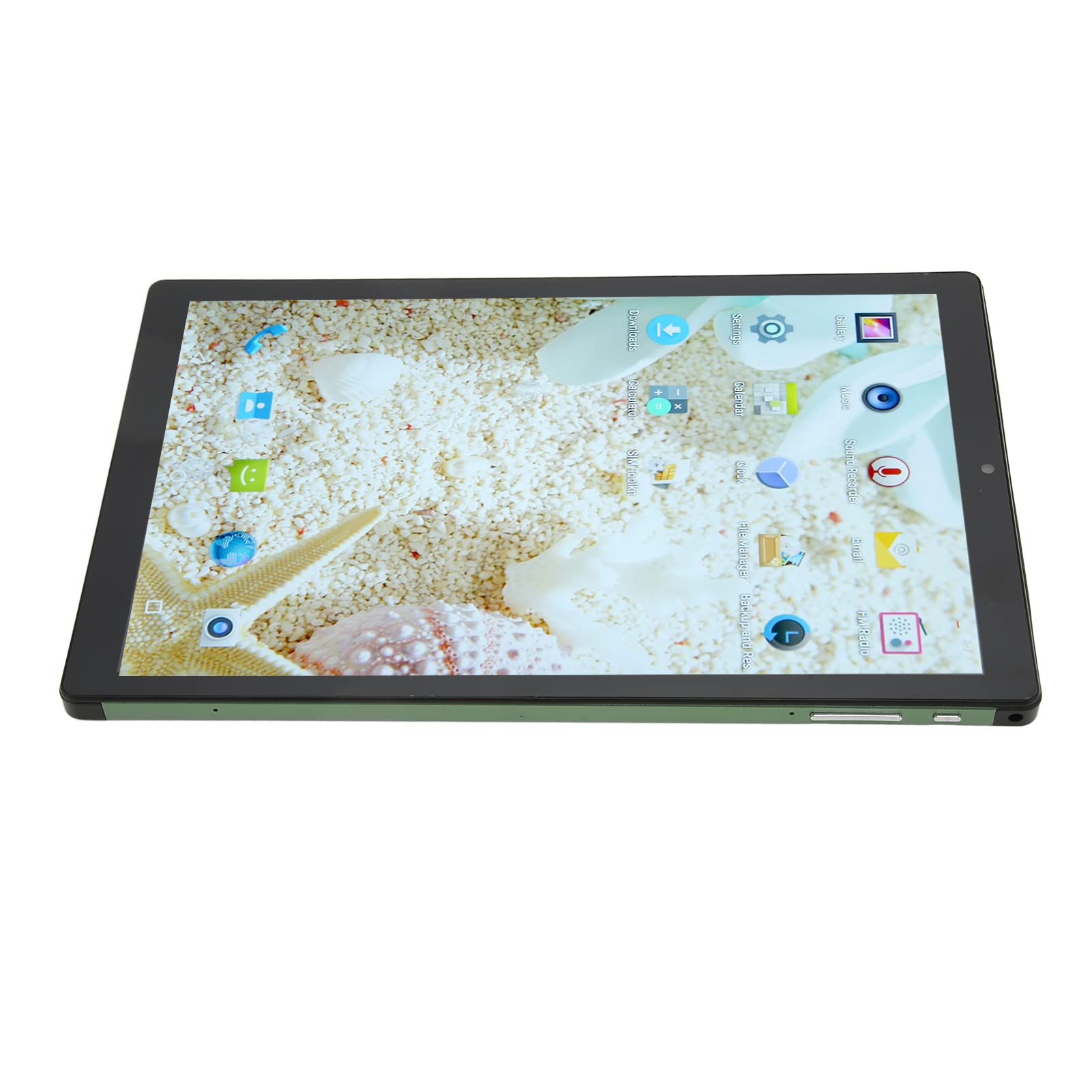 10.1 Inch Portable Tablet 6G RAM 128G ROM 2.4G 5G WiFi 1920x1080 Travel IPS Screen (US Plug)