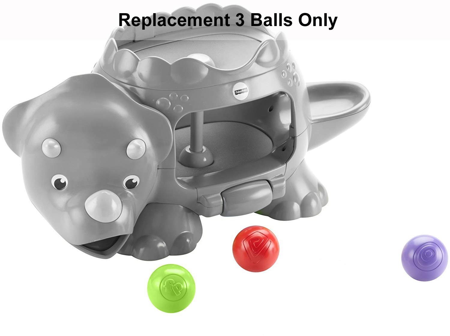 3-pk Replacement Balls for Fisher-Price Go Baby Go Poppity Pop Musical Dino