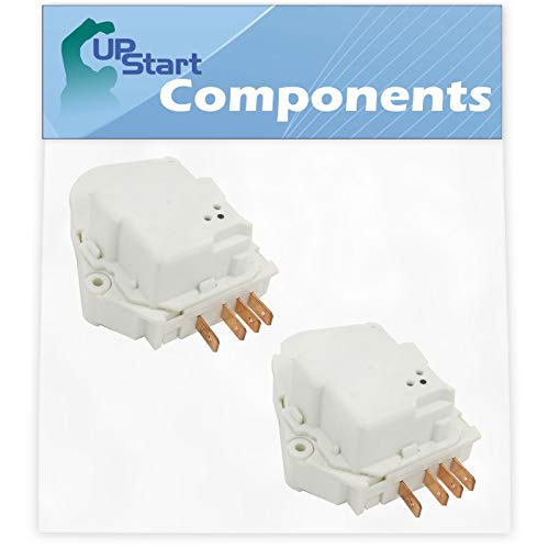 2-Pack 215846604 Refrigerator Defrost Timer Replacement for Kelvinator KATR1816MS0 Refrigerator - Compatible with 241809401, 241809402 Defrost Timer
