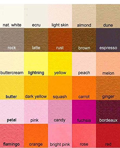 100% Merino Wool Craft Felt - Natural OFFWHITE (Half Yard)