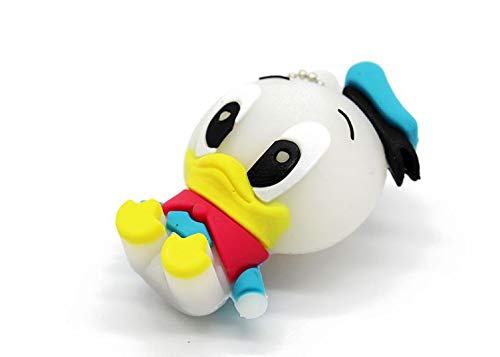 2.0 Baby Donald Duck 64GB USB External Hard Drive Flash Thumb Drive Storage Device Cute Novelty Memory Stick U Disk Cartoon