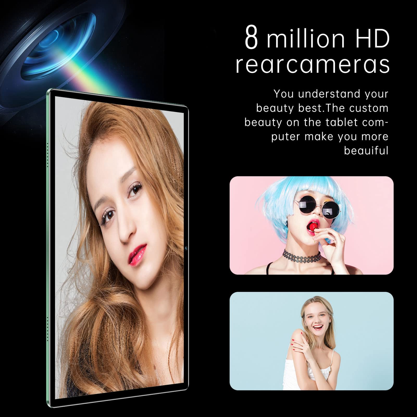10.1in Tablet Android11, 1960x1080IPS Tablet PC, 8 Core CPU 2.4 5G WiFi Dual Band Phone Tablet, 8MP 20MP Dual Camera Cellular Tablet, Dual Sim Card, 8GB, 256GB, 5.0, GPS