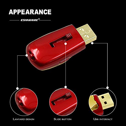 2.0 Iron Man Head Super Hero 32GB USB External Hard Drive Flash Thumb Drive Storage Device Cute Novelty Memory Stick U Disk Cartoon