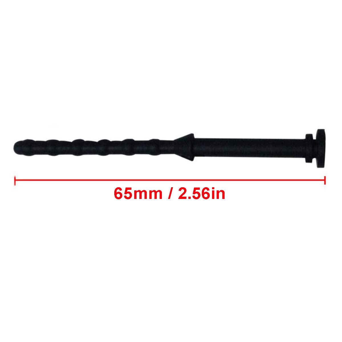20PCS PC Case Fans Computer Cooling Fan Mount Screws, CPU Fan Mounting Pin Rivet Black Soft Rubber Reducing Noise Anti-Vibration Screws 65mm / 2.56in