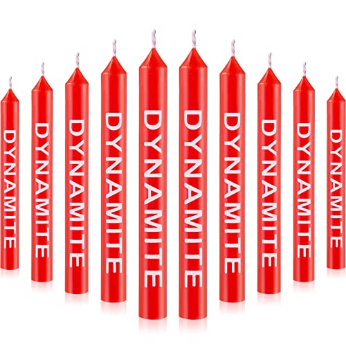 30 Pieces Dynamite Candle Birthday Cake Candle Themed Cake Toppers Decoration Party Candle for Birthday, Baby Shower, Wedding, Video Game Party Supplies