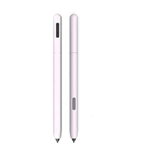 2 Pack Cute Design Silicone Sleeve Case Compatible with Samsung Galaxy Tab S7/S7+/S7 FE/S8/S8+/s8 ultra/S9/S9+/S9 Ultra S Pen, Protective Skin Cover case Non-Slip Smooth Grip Holder(Purple+Green)