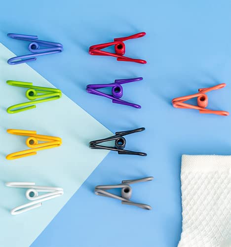 10 Pack Chip Clips Bag Clips, Multi Purpose Clips,Clothes Pins with Multiple Colors for Chip Bag Clips, Food Sealers, Clothes Hanging, Paper Clips in Home, Food Packages,Kitchen and Office