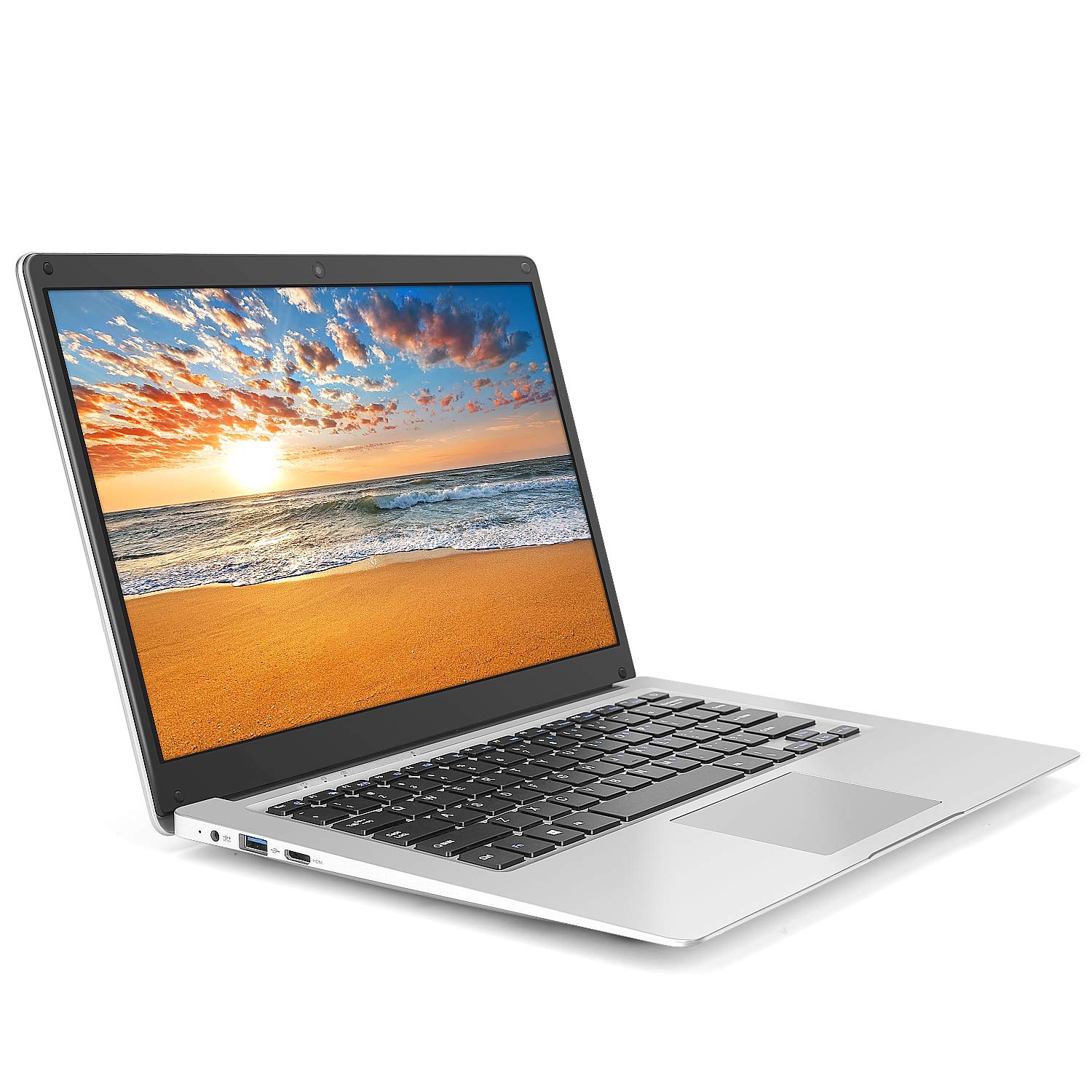 14 inch Laptop Notebook Computer PC, Windows 10 Home 64-bit OS Intel CPU 4GB RAM 64GB Storage, 1366x768 IPS Display 10000 mAh High Battery Life, WiFi Mini HDMI Compatible with Bluetooth