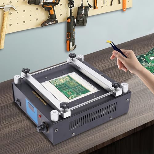 110V 853A 450W SMD PCB Preheater bga Rework Station Preheating Oven Station Infrared Preheating Station Hot Plate Preheating Oven Welder