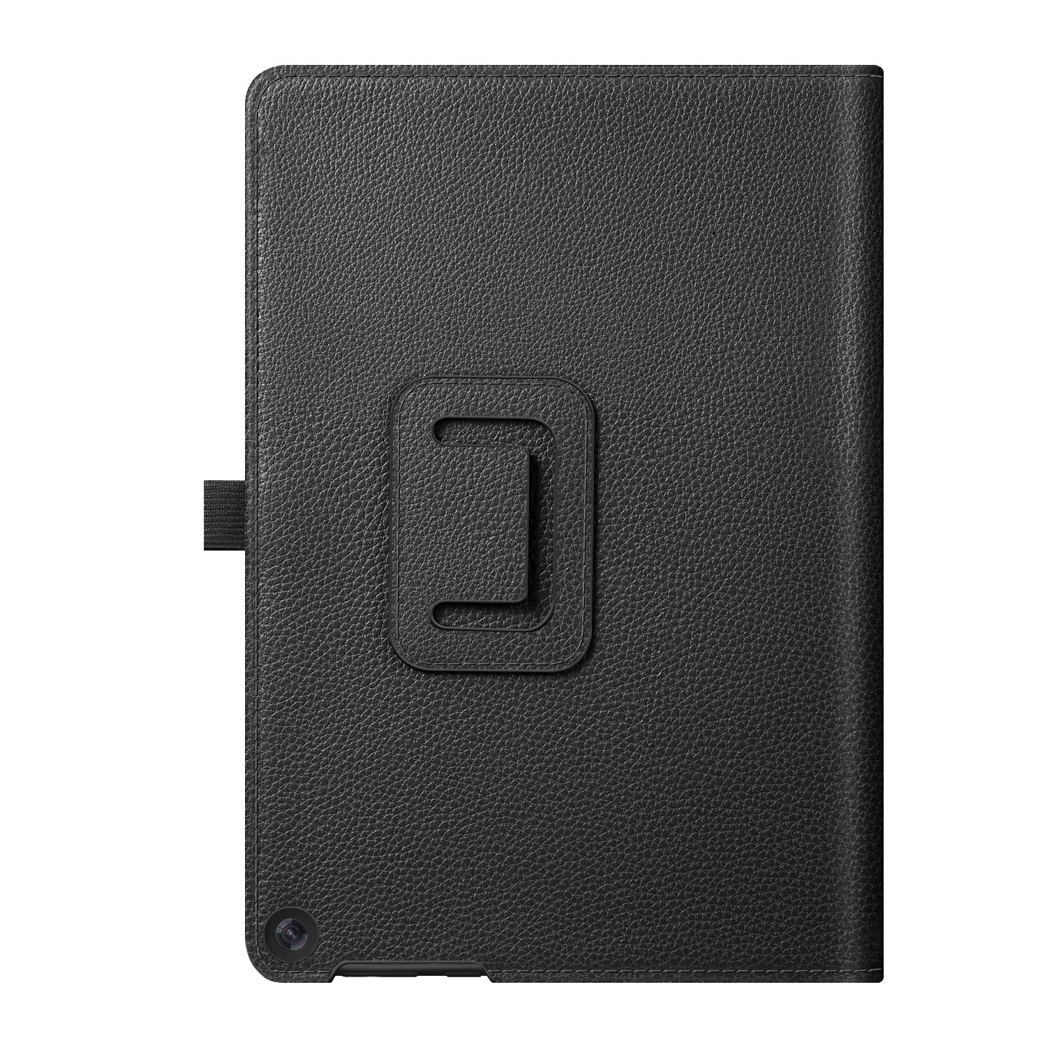 Fintie Case for Onn. 10.1" Tablet Pro (Model: 100003562), Premium Vegan Leather Folio Protective Stand Cover with Pencil Holder for Onn 10.1 inch Pro Tablet - Black