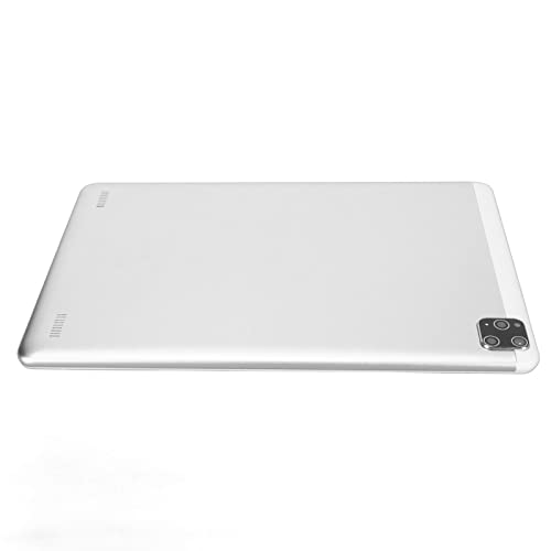 10in Tablet, Gaming Tablet 100 to 240V 4GB RAM 256GB ROM White for Home (US Plug)