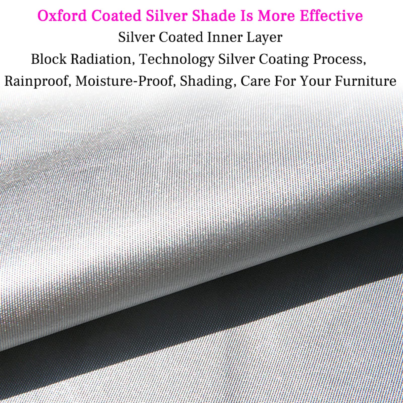 2-3 Seater Swing Canopy Replacement, Dustproof Waterproof Garden Swing Seat Canopy, Rainproof Sun Protection Swing Seat Canopy Replacement for Outdoor Garden Porch Swing (Sky Blue 142 * 120 * 18cm)