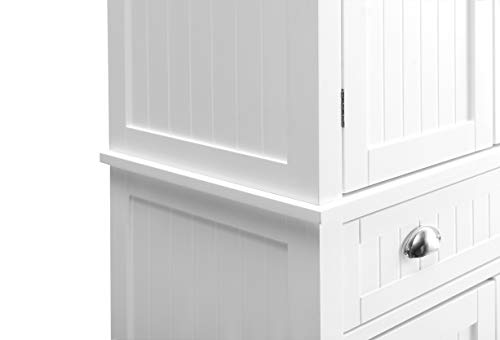 2L Lifestyle Ashlyn Cabinet White Finish, Large