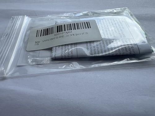125KHZ EM4100 RFID Soft Paper Sticker Dia 30mm Read Only (Pack of 10)
