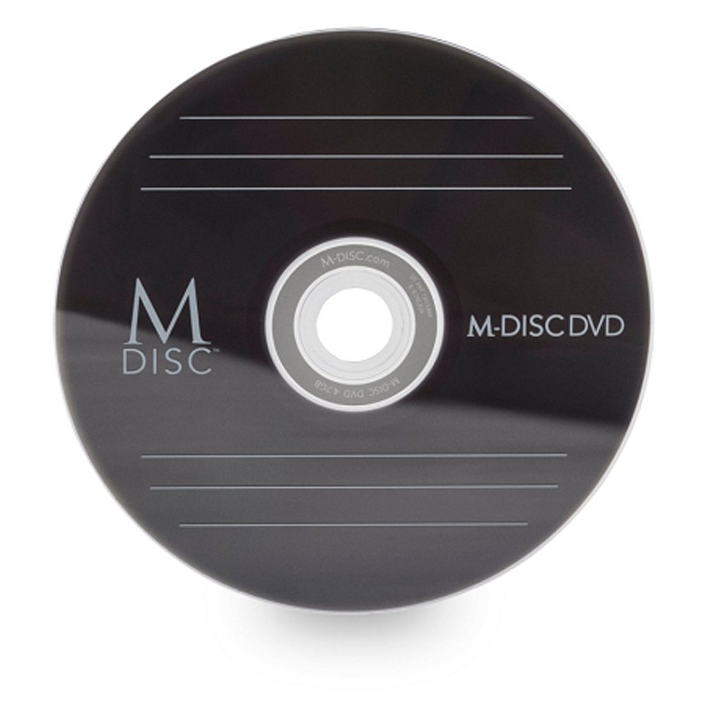 30 Pack Millenniata M-Disc DVD 4.7GB 4X HD 1000 Year Permanent Data Archival/Backup Blank Media Recordable Disc