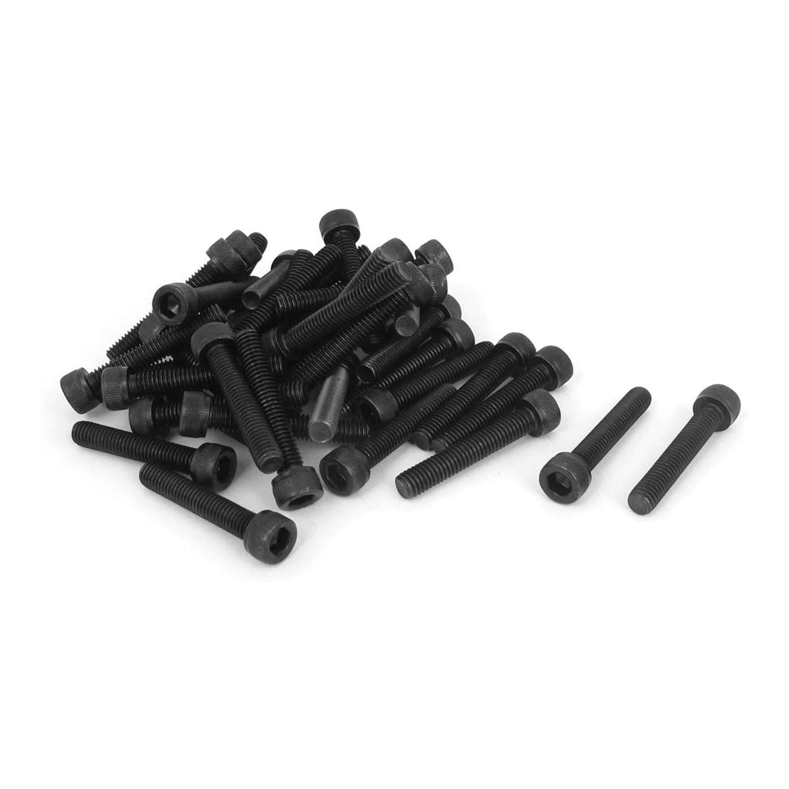 30 Pcs M6-1 x 30mm Hex Socket Head Cap Screws, 12.9 Grade Alloy Steel, Allen Socket Drive, Black Oxide Finish, Machine Thread,Full Thread (30 Pcs M6-1 x 30mm)