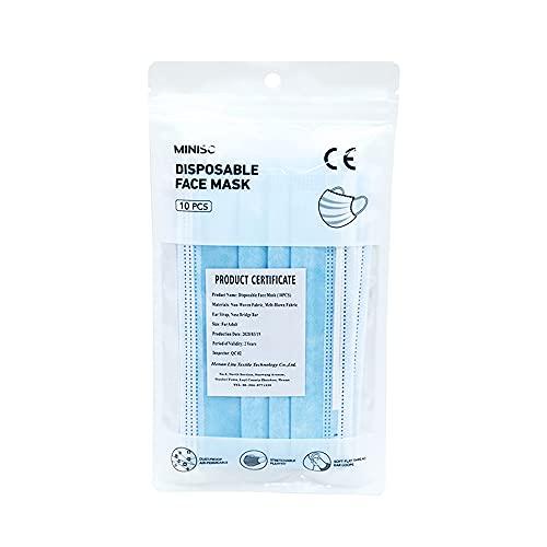 2,000pcs Disposable Face Masks- 3 Ply Breathable Mask For Adults (40 Packs of 50)