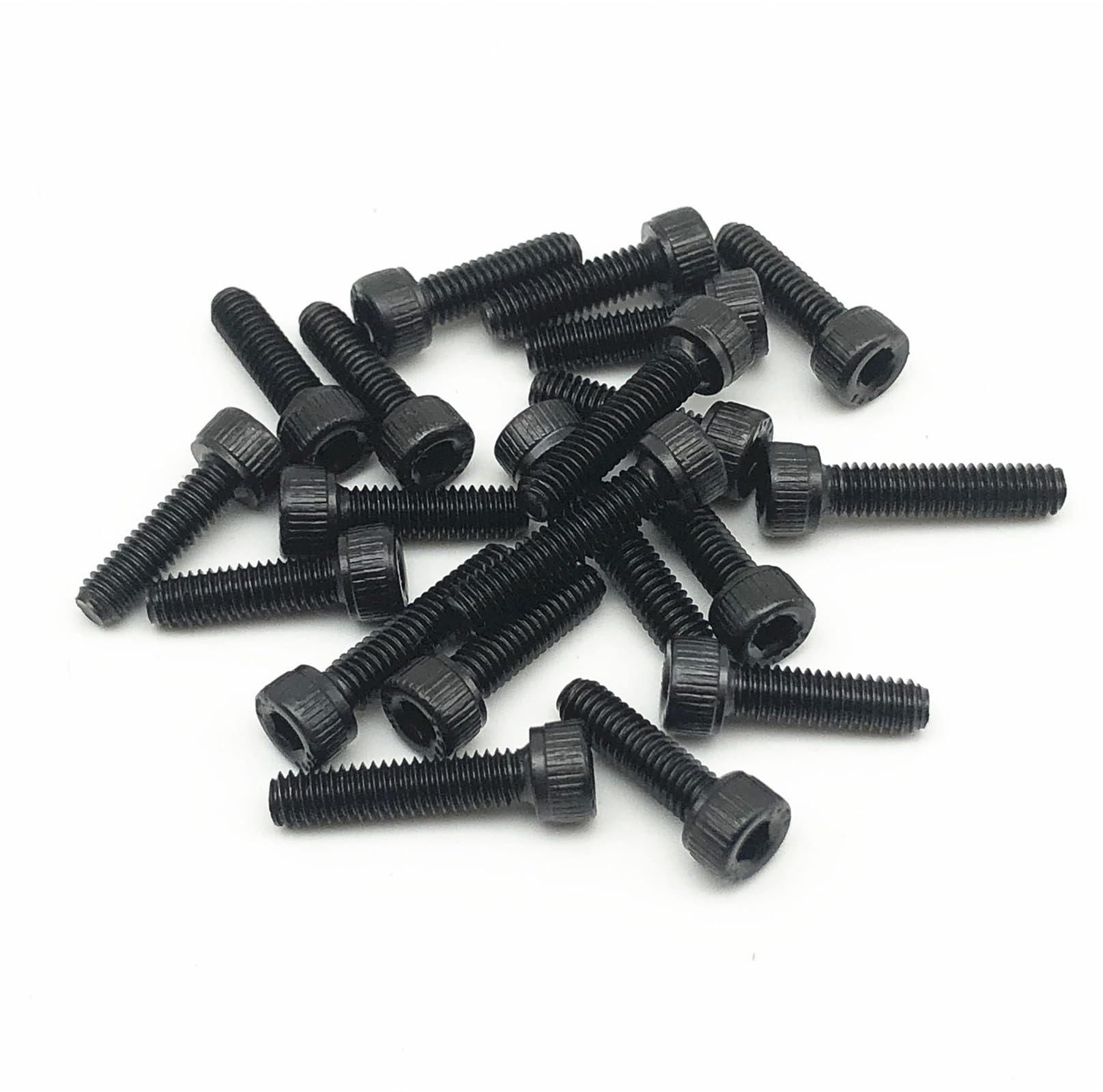 100pcs M3 x 8mm 12.9 Grade Alloy Steel Hex Socket Head Cap Screws Bolts,Black Oxide Finish