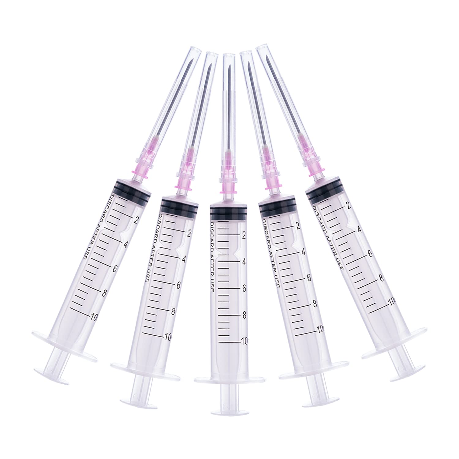 10Pack 10ML with 18 Gauge 1.5 Inch Dispensing Tools,Individual Package, Pack of 10