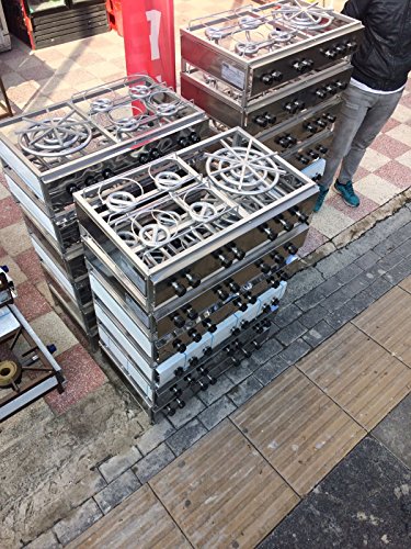 4 Small and 1 Big Burner Combo Set Kunafa Konafa Kanafeh Kunafah Kunefe Stove for Cooking Quarry 4 Small Plates and 1 Big Plate Included Works with Propane Gas (LPG)