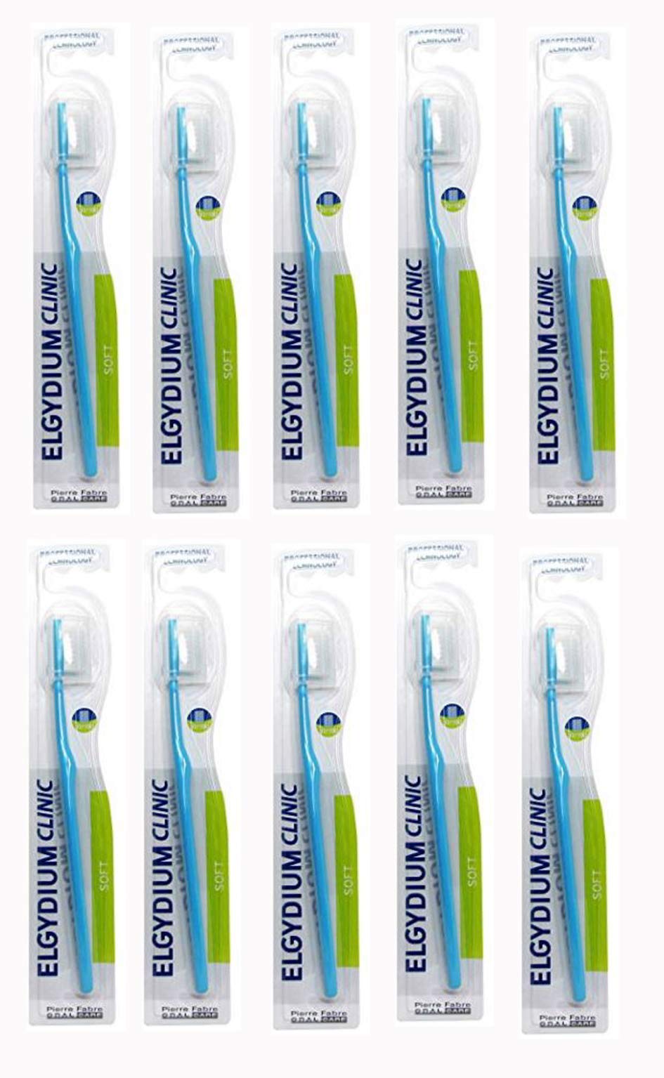 10 pieces Elgydium Toothbrush Manual Soft Sensitive Teeth,Gums Delicate Clinic 20/100