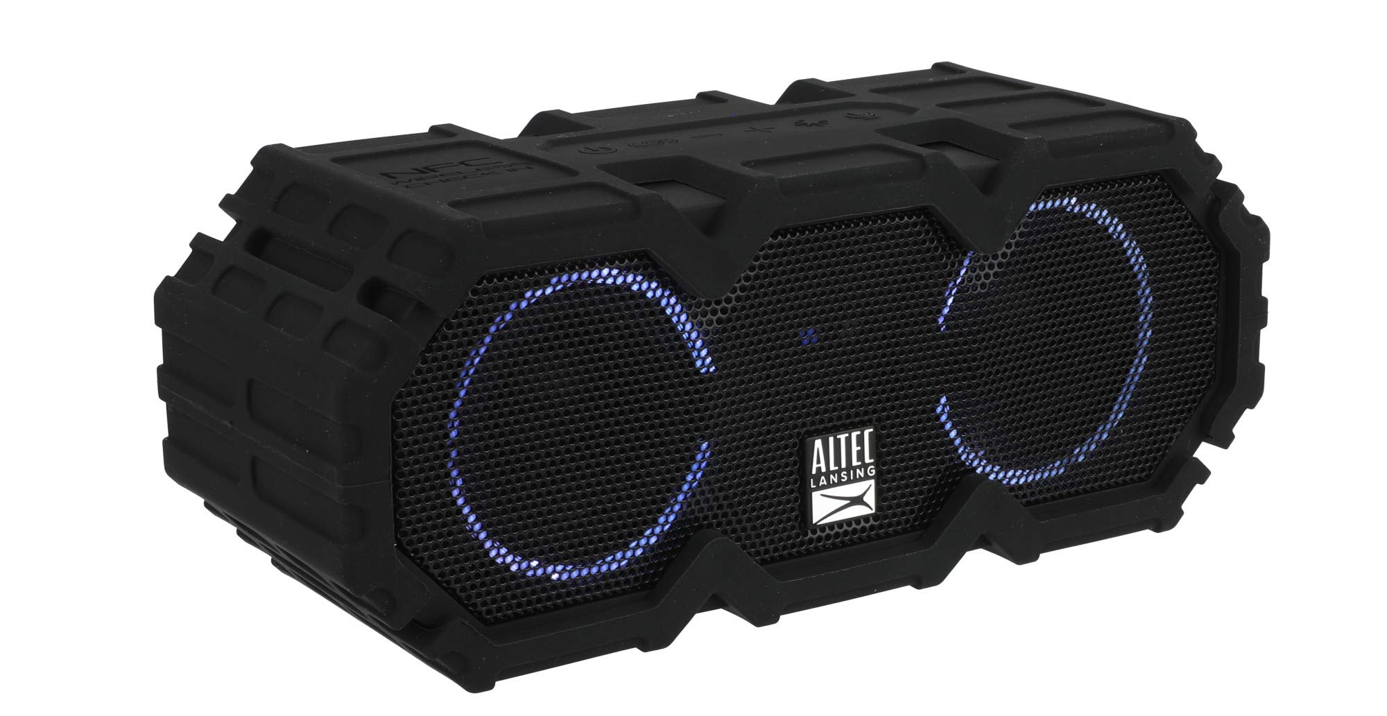 Altec Lansing LifeJacket 3 - Waterproof Bluetooth Speaker, Wireless & Portable Speaker for Travel & Outdoor Use, 30 Hour Playtime & 50 Foot Range, Black