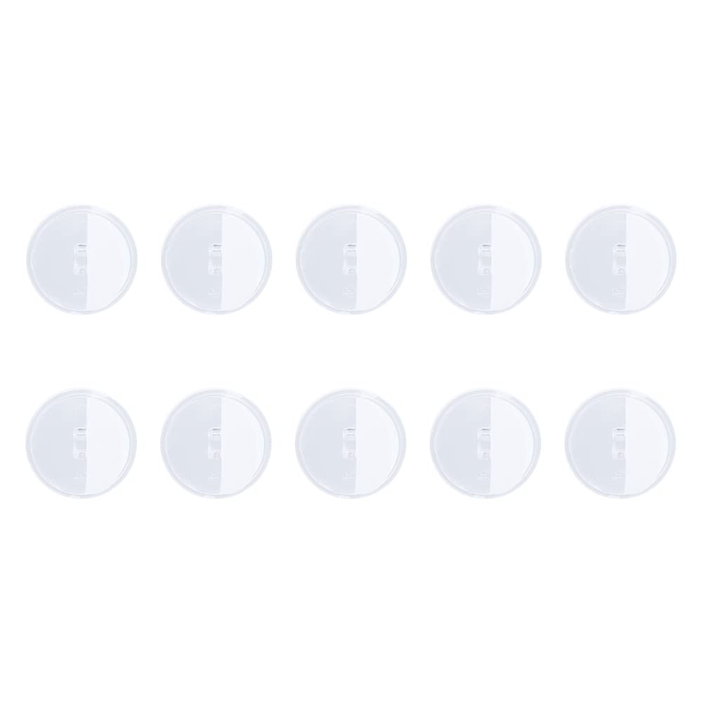 10/30/50Pcs 2cm/0.78inch Round Self Adhesive Ceiling Hooks Transparent Small Disc Hanging Hooks Sticky Ceiling Hooks for Kitchen Bathroom Ceiling(10Pcs)