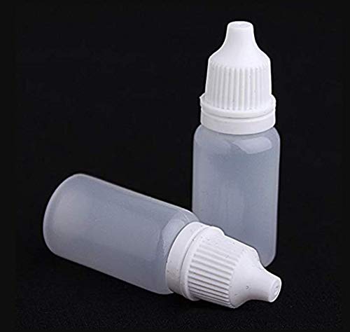12PCS 30ml 1 oz Empty Refillable Plastic Squeezable Dropper Bottles Soft Dropping Container for Eye Liquid Samples Drops