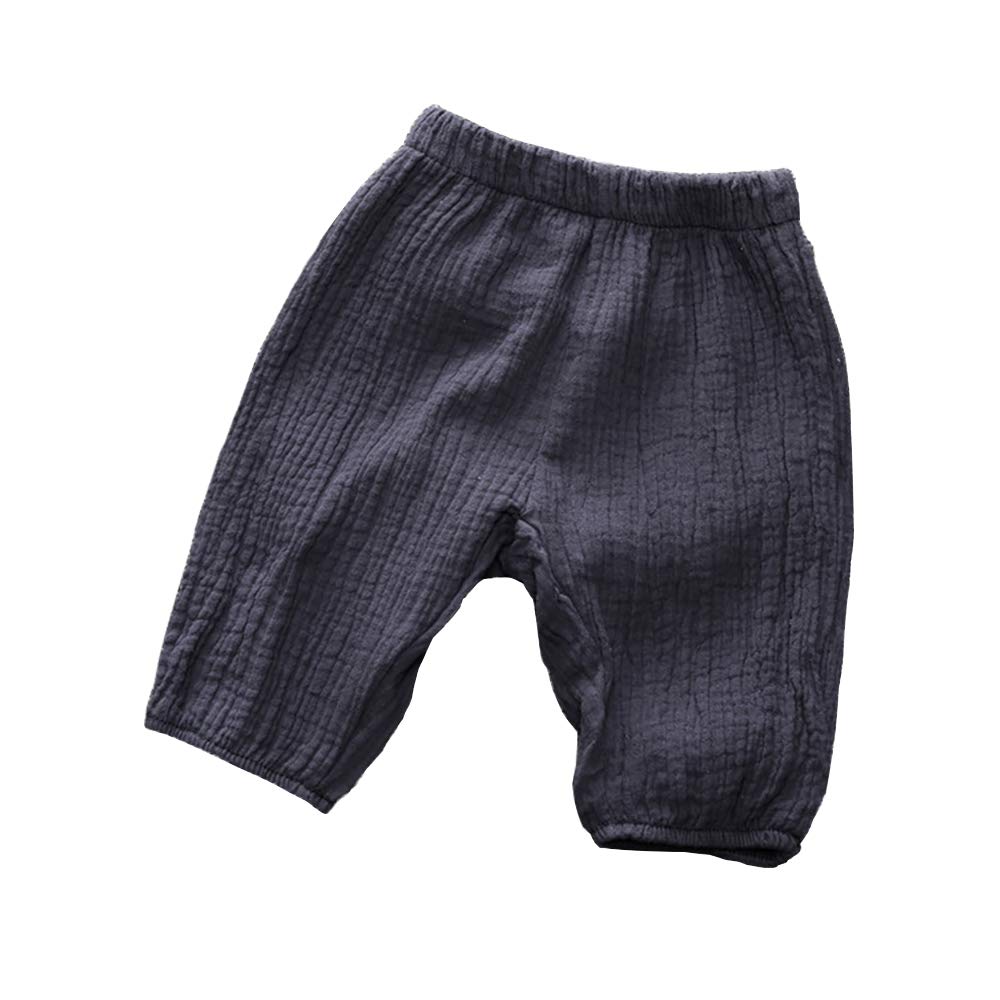 3 Pack Cotton Linen Harem Bloomers Pants for Baby Toddler, Yellow Green Blue, 2T