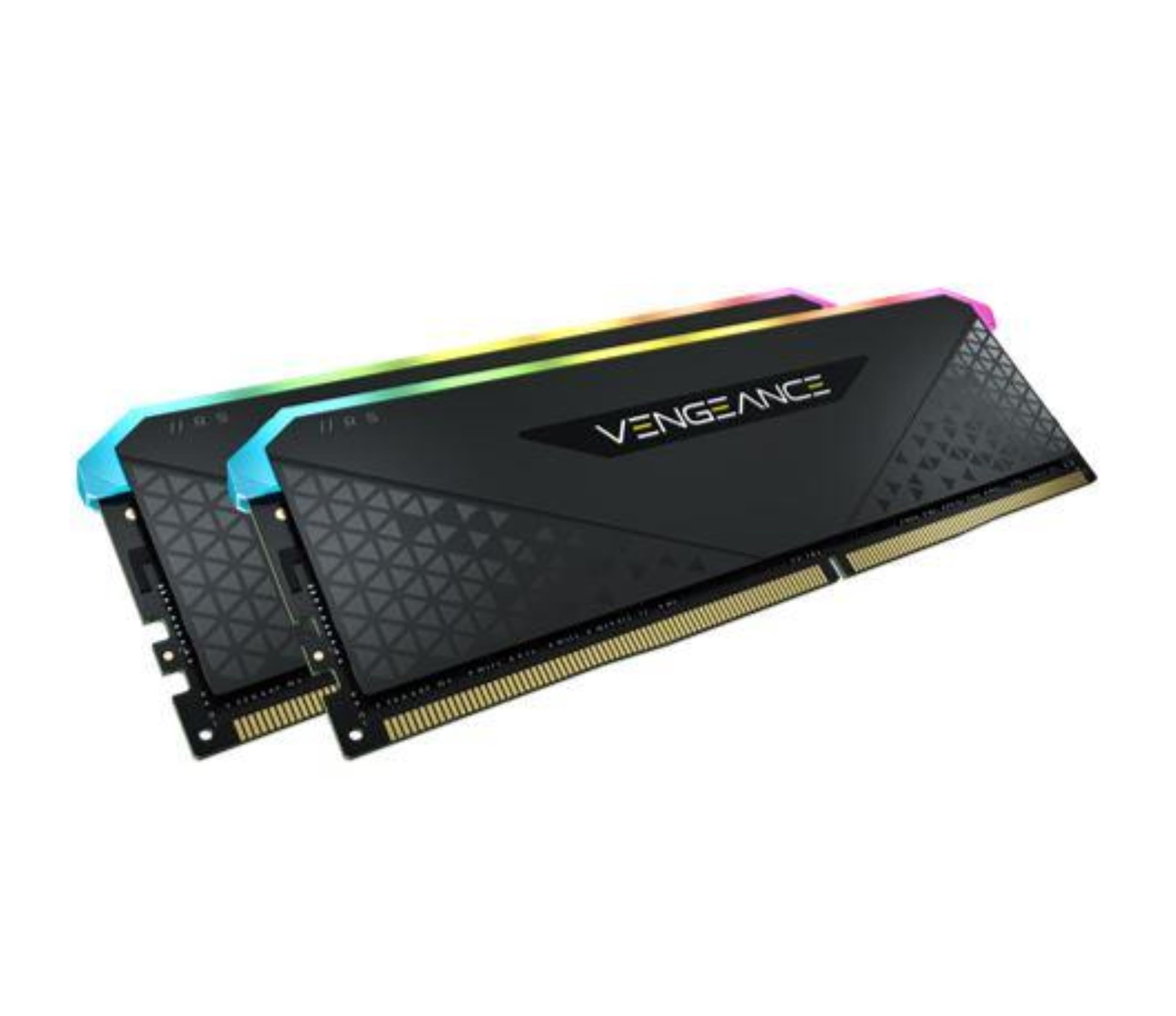 CORSAIR VENGEANCE RGB RT 64GB (2x32GB) DDR4 3200 (PC4-25600) C16 1.35V Desktop Memory