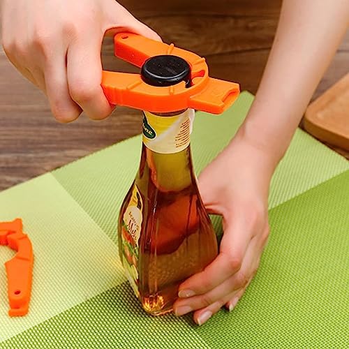 3 Pack 3in1 Multifunctional Bottle Can Opener, Plastic Water Bottle, Twist-Off, Pull Tab Soup, for Weak Hands, Seniors, Elderly, Rheumatoid Arthritis, Bottle Gripper, Ergonomic Lid Seal Remover