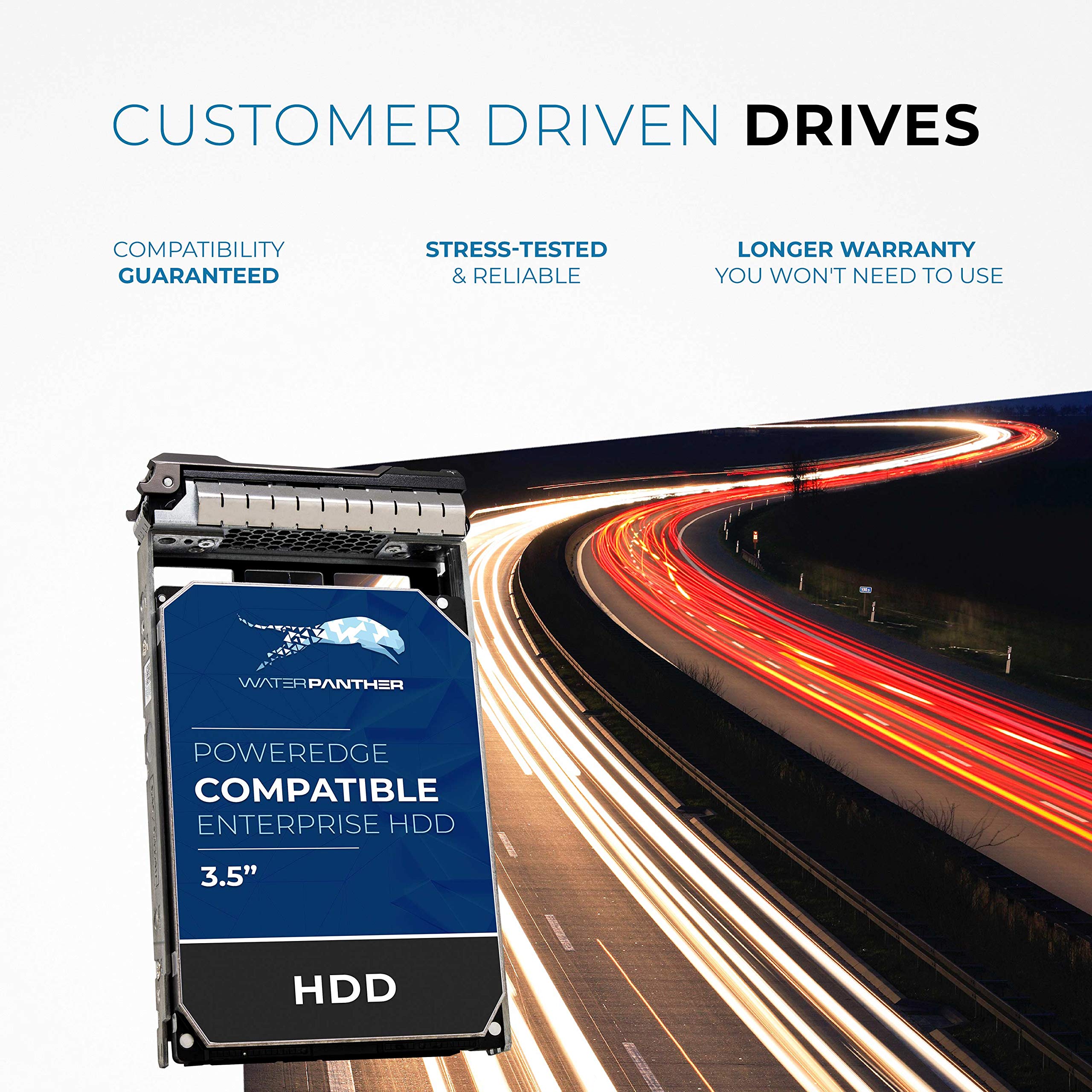 12TB 7200 RPM SATA 6Gb/s 3.5" HDD for Dell PowerEdge Servers | Enterprise Hard Drive in 13G Tray
