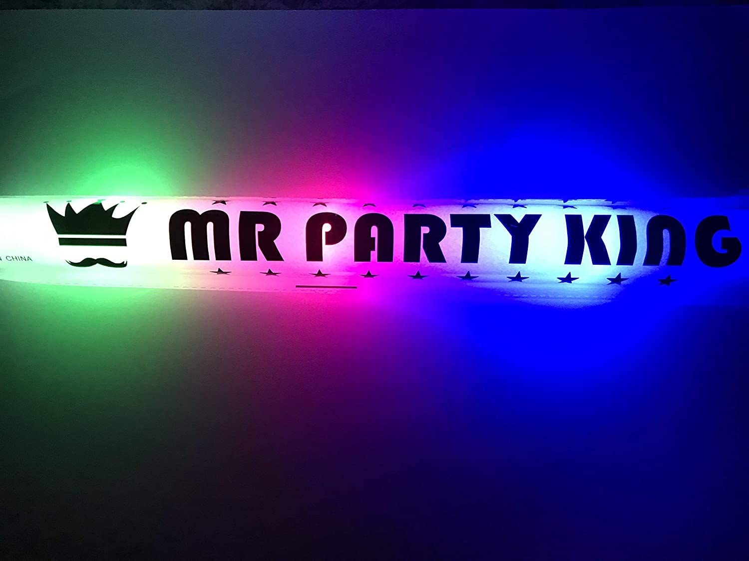 100 LED Foam Sticks Multi Color Flashing Glow Wands, Batons, Strobes - 3 Flashing Modes - Birthdays and Parties