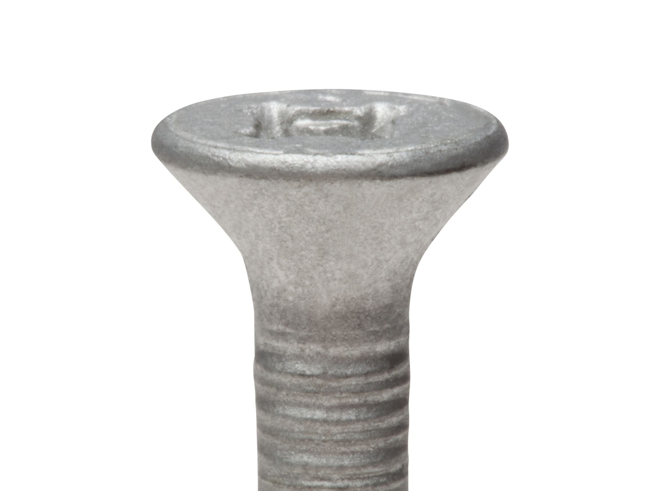 1/4" x 3-3/4" 410 Stainless Steel Flat Phillips Tapcon