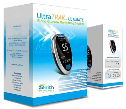 200Ct Test Strips Plus Free Ultra Trak Ultimate Meter, 4 Boxes 50 Strips Plus 1 Free Meter