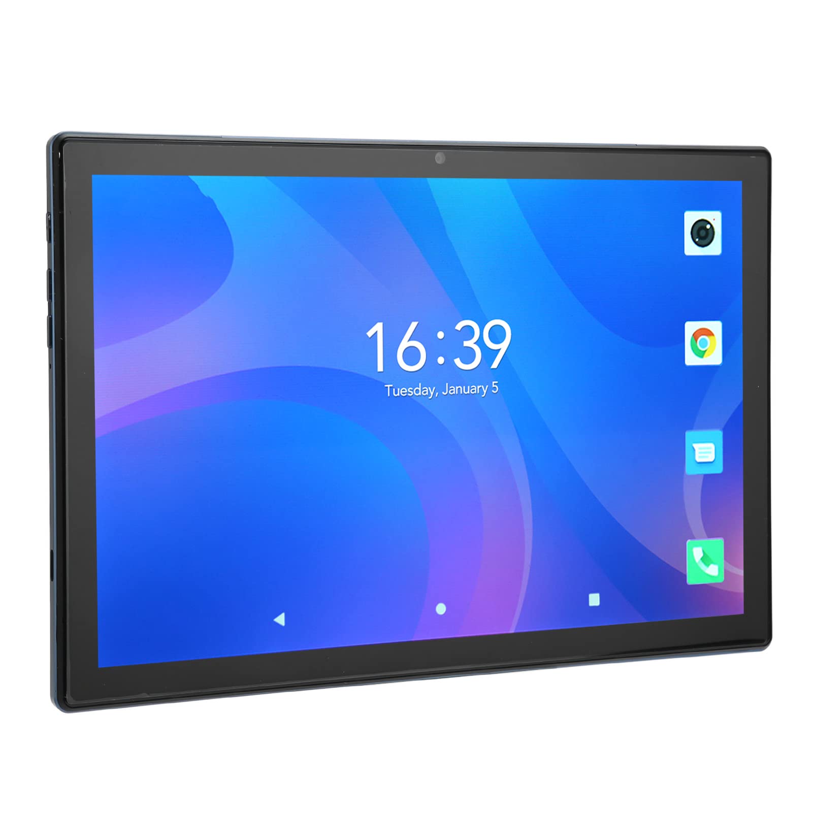 10.1 Inch Tablet, US Plug 100-240V Tablet PC 8MP Front 16MP Rear 1920x1200 Resolution for Android 12.0 for Learning (Blue)