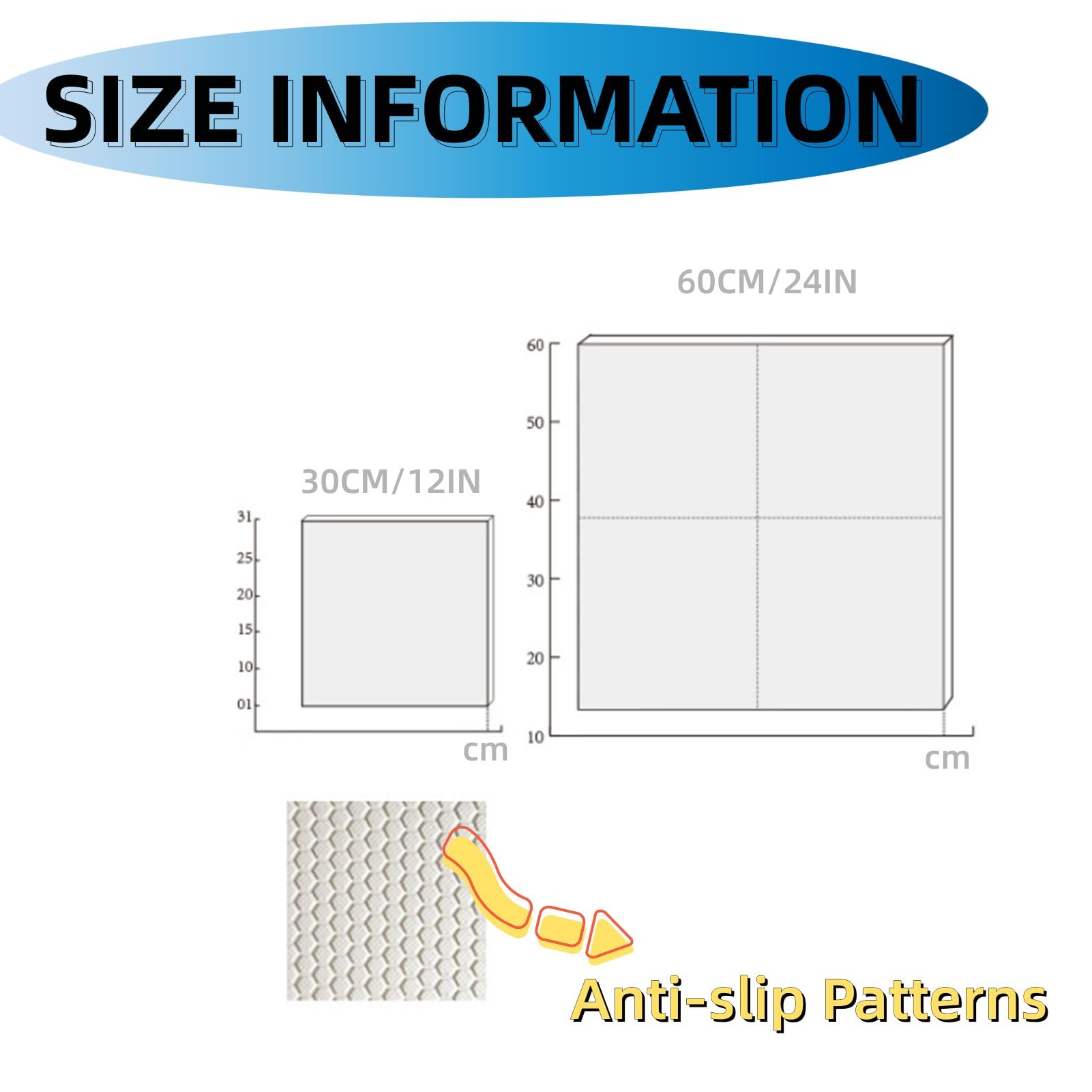 10 Pcs Non-Slip Puzzle Floor Tiles with Borders, Cotton Linen Interlocking Floor Mat in Two Sizes, Cold Insulation Moisture Proof Foam Play Mats