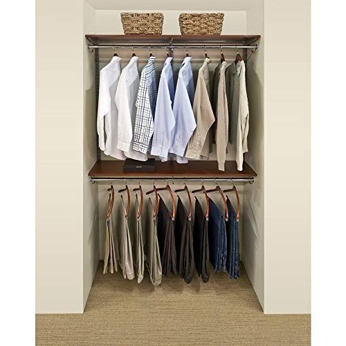 36x12-inch Modern Cherry Wood Shelf Red
