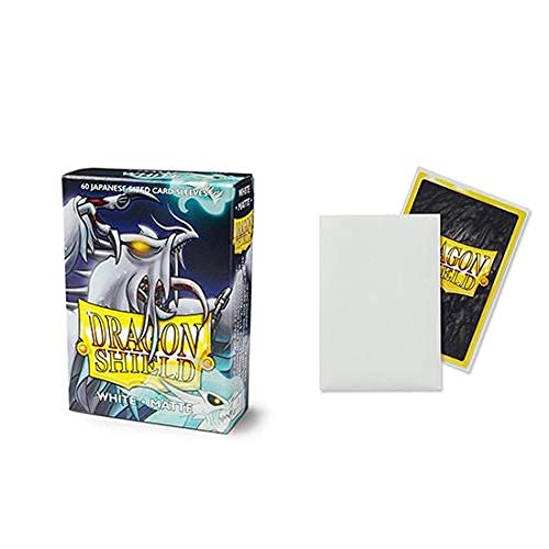 2 Packs Dragon Shield Matte Mini Japanese White 60 ct Card Sleeves Value Bundle!