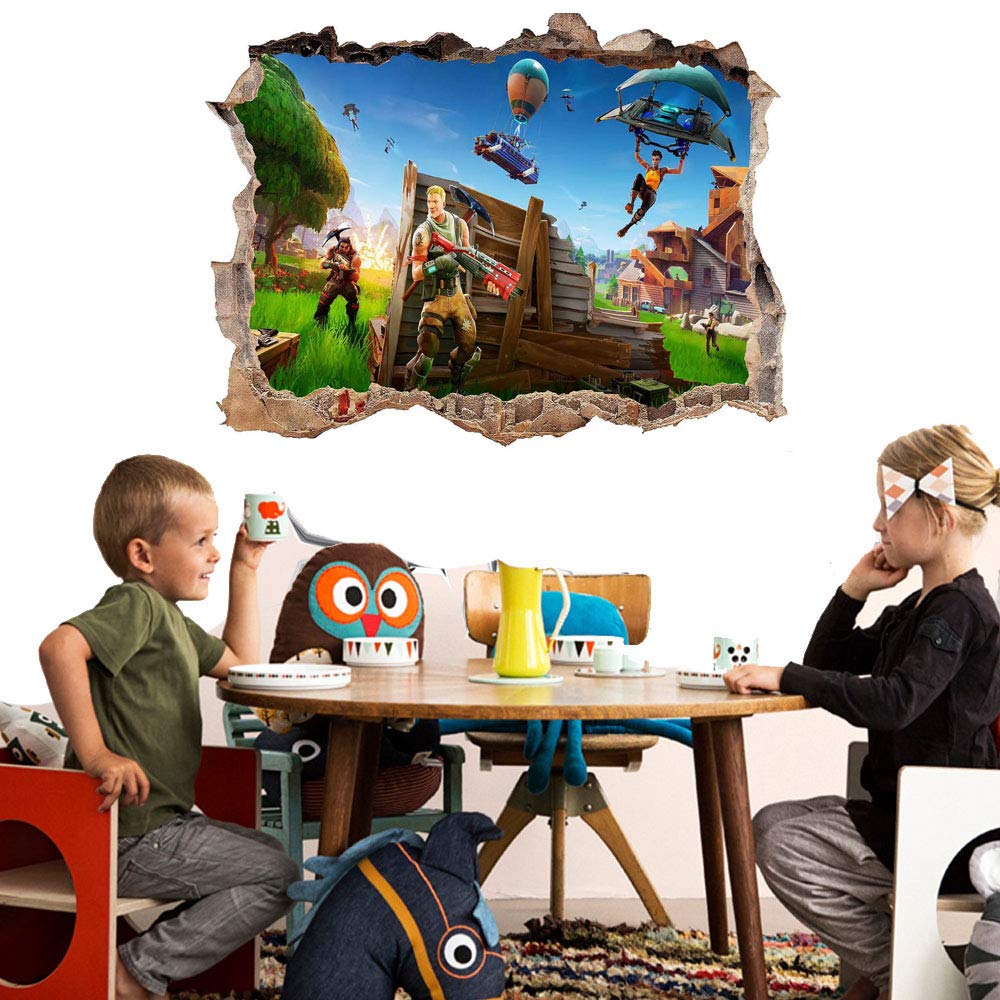 2020 Battle Game Wall Sticker Kids Wall Decor Painting Wallpaper for Kids Rooms Bedroom Living Room