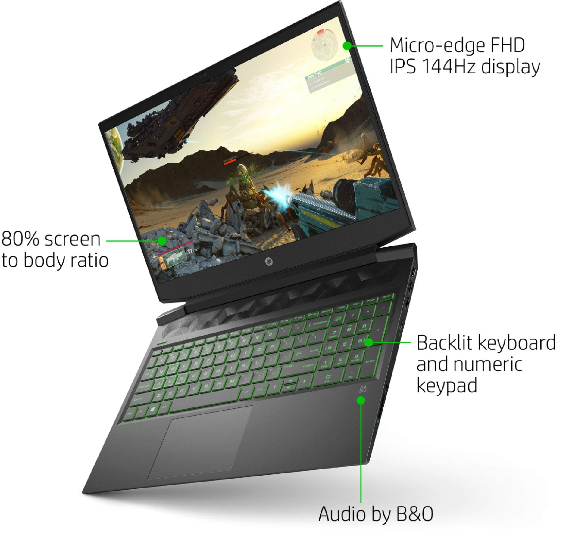 2020 HP Pavilion 16.1 FHD 144Hz IPS Gaming Laptop | 10th Gen Intel Core i7-10750H | 32GB RAM | 1TB SSD | NVIDIA 1650Ti | Backlit Keyboard | Windows 10 Home, Black