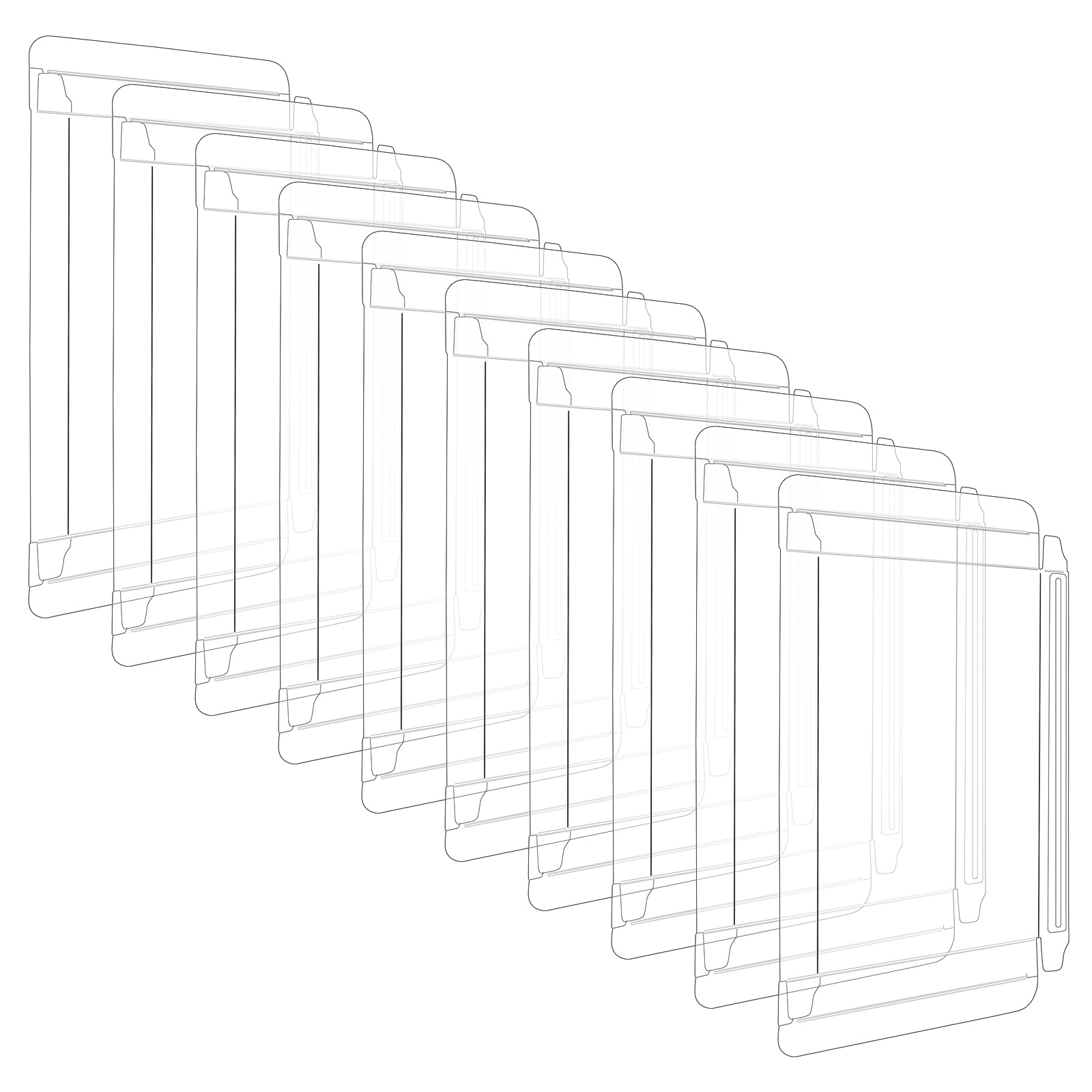 10 Steelbook Box Protectors/Protective Sleeves Cases/Clear Slipcovers G2