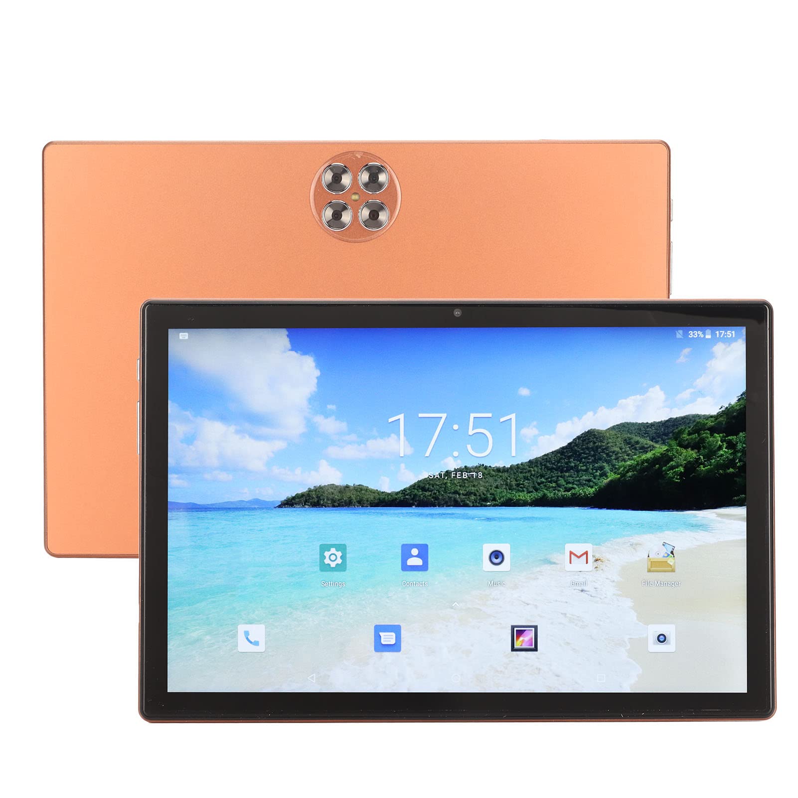 10.1 Inch Android 12 Tablet, Octa Core Gaming Tablet, 8GB RAM 256GB ROM, 1080P FHD Display, 8MP+16MP Dual Camera, 4G LTE Tablet, 5G WiFi, BT5.0, Dual SIM Slot, 7000mAh