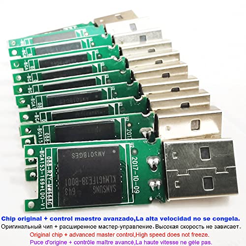 10pcs/Bag High Speed Pendrive USB Flash Drives Metal Thumb USB 2.0 Business use USB Disk On Key (2GB, Black)